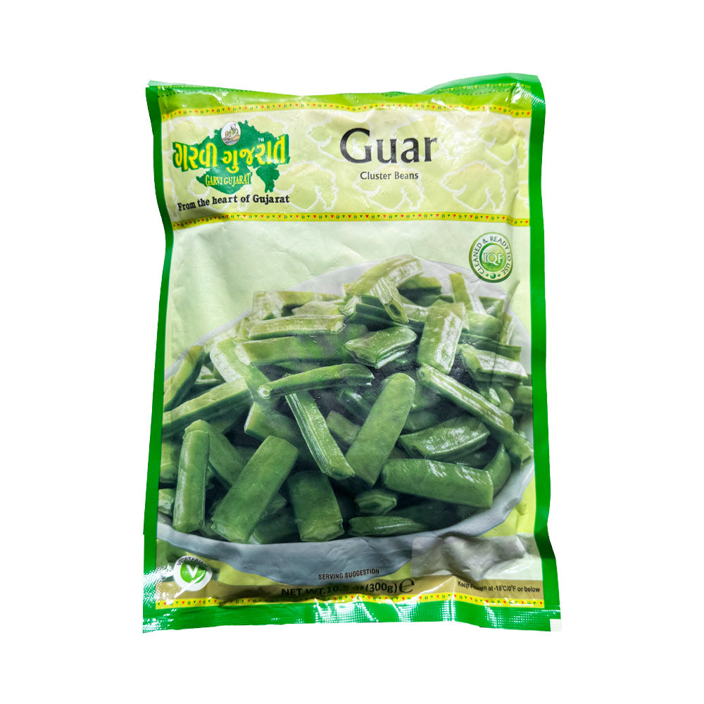 Garvi Gujarat Frozen Guar - 300g | Frozen Foods | Bazaar Foods