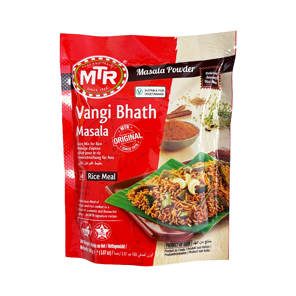 MTR Vangi Bhath Masala - 100g | Instant Mixes | Bazaar Foods