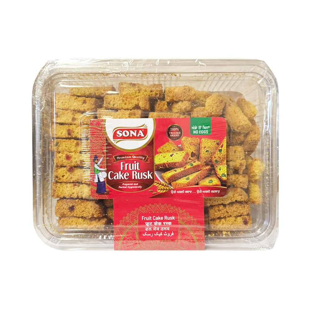 Sona Fruit Cake Rusk - 600g | Sweets, Snacks & Savouries | Bazaar Foods