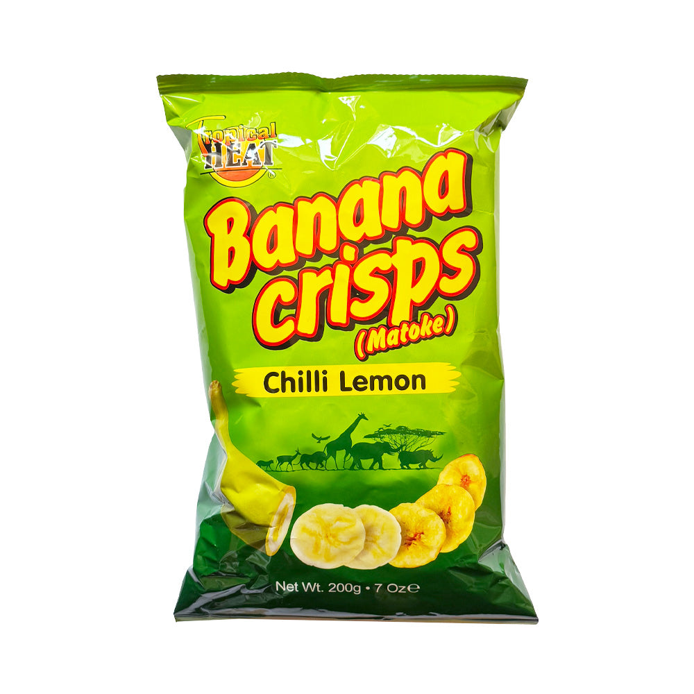 Tropical Heat Banana Crisps Chilli Lemon - 200g | Sweets, Snacks ...