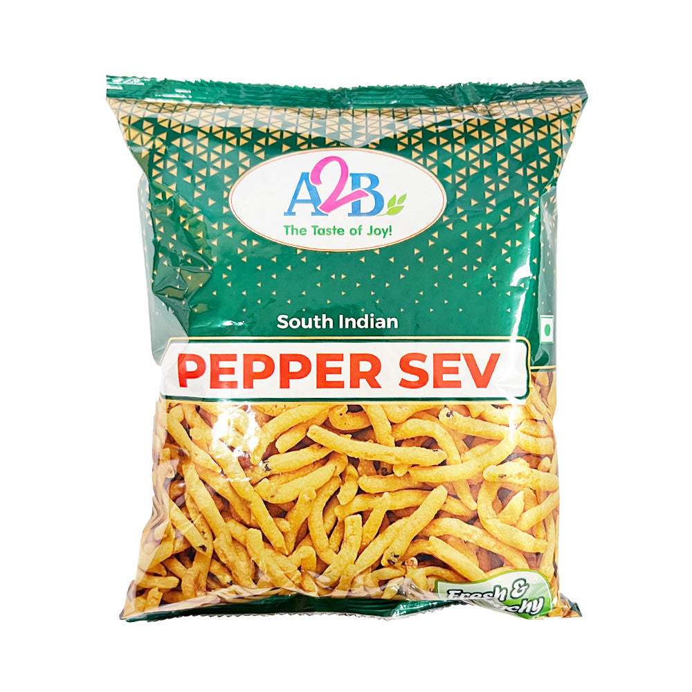 A2B Pepper Sev - 200g | Sweets, Snacks & Savouries | Bazaar Foods