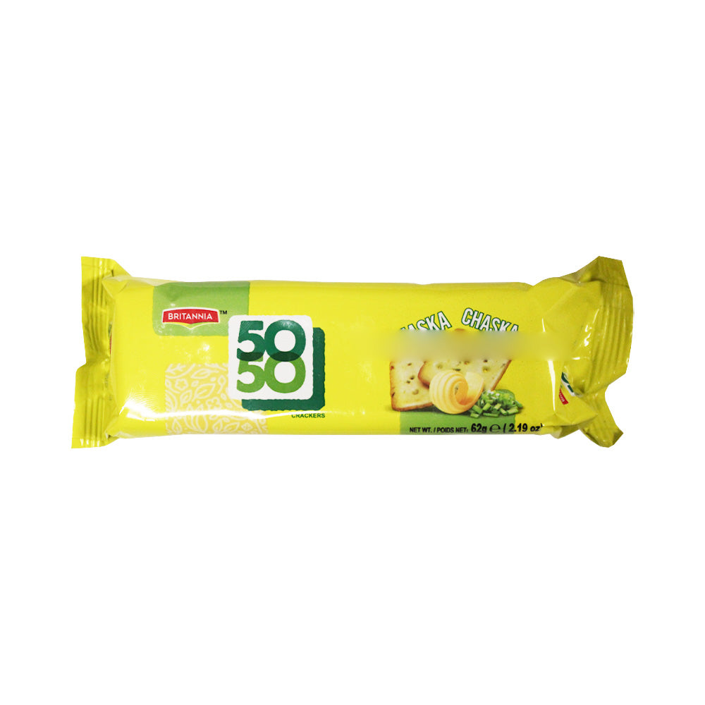 Britannia 50/50 Maska Chaska - 62g | Sweets, Snacks & Savouries ...