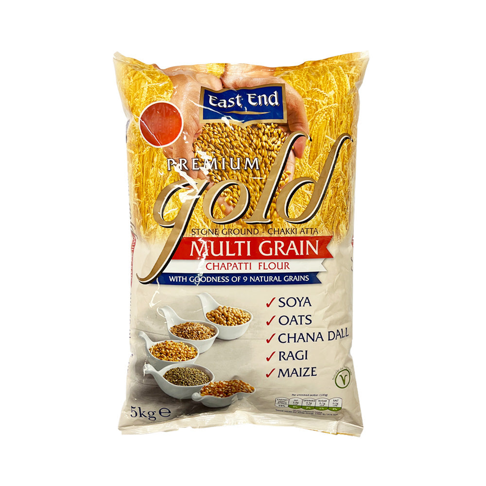 East End Premium Gold Multi Grain Atta - 5kg | Flours | Bazaar Foods