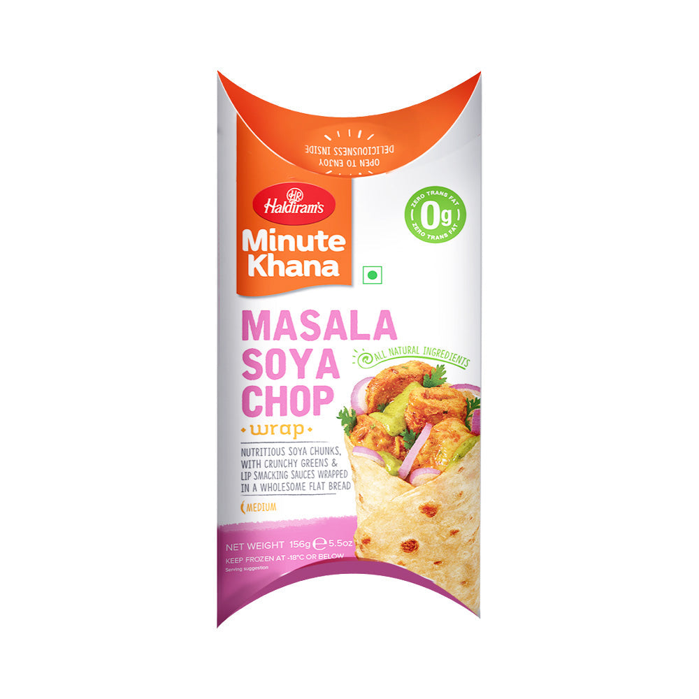 Haldirams Frozen Masala Soya Chop Wrap | Frozen Foods | Bazaar Foods