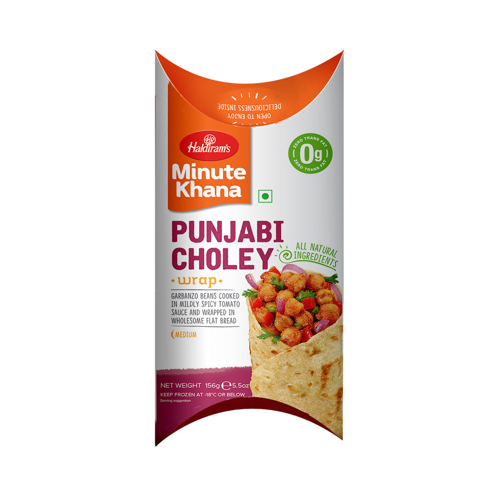 Haldirams Frozen Punjabi Choley Wrap | Frozen Foods | Bazaar Foods