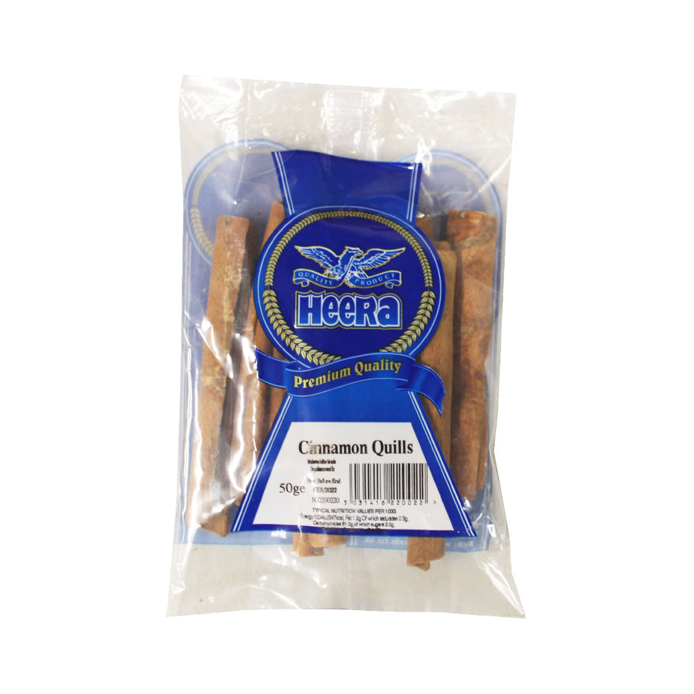 Heera Cinnamon Quills - 50g | Masala & Spices | Bazaar Foods