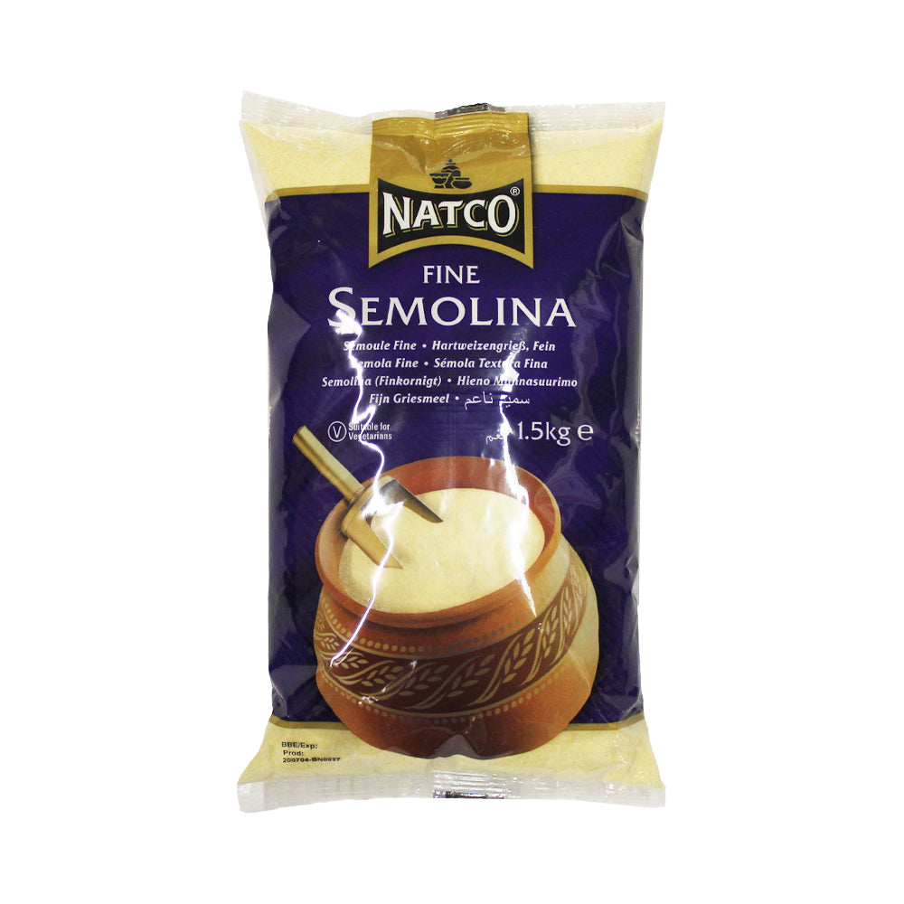 Natco Semolina Fine - 1.5kg | Flours | Bazaar Foods