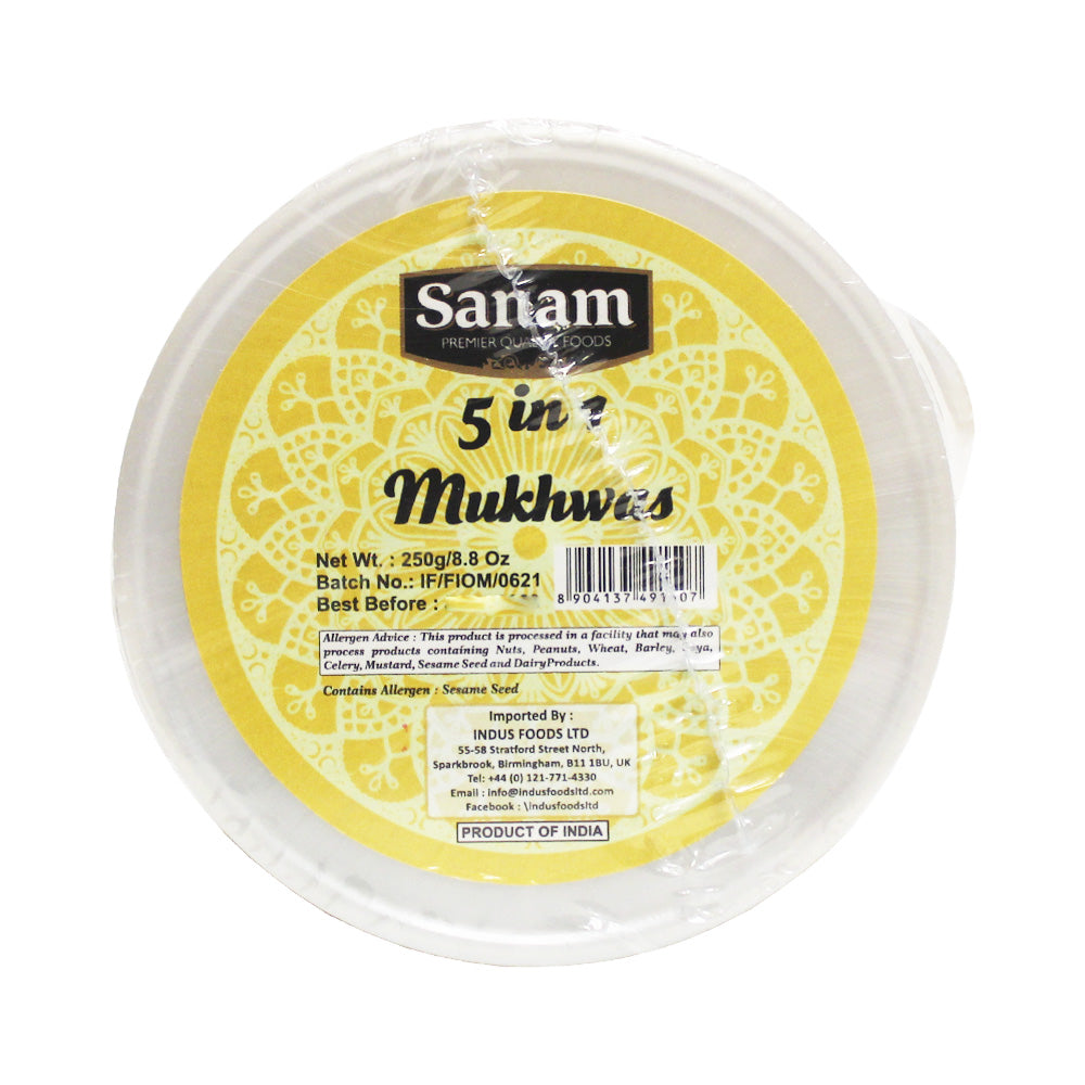 Sanam 5 in 1 Mukhwas - 250g | Sweets, Snacks & Savouries | Bazaar Foods