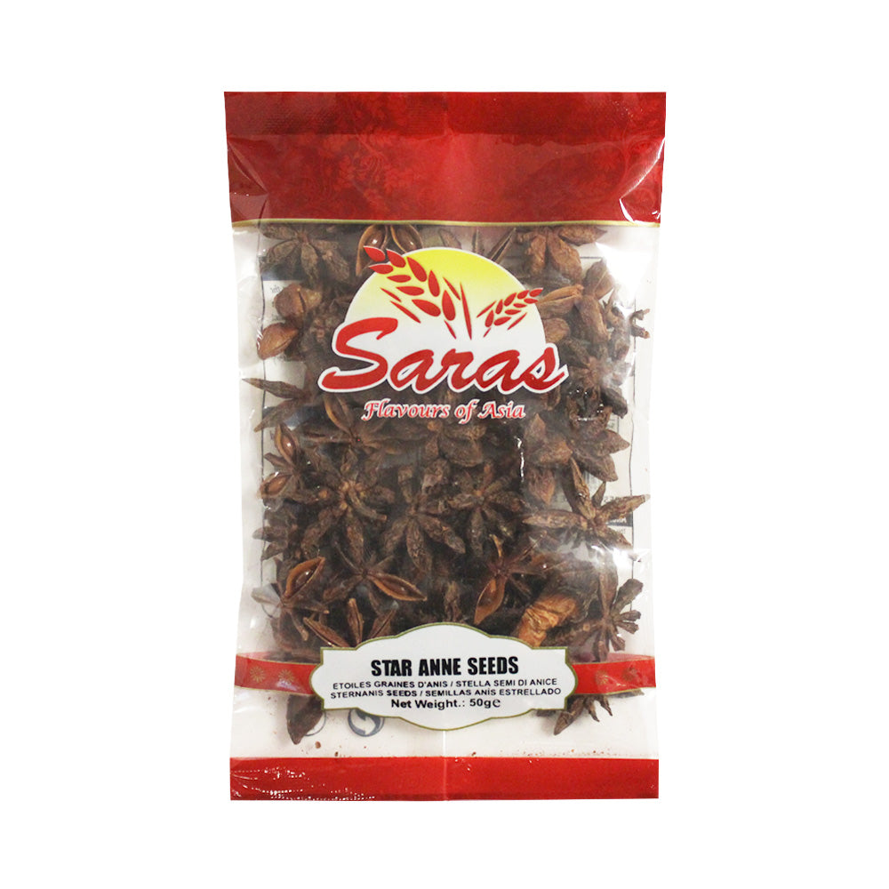 Saras Star Anne Seeds - 50g | Masala & Spices | Bazaar Foods