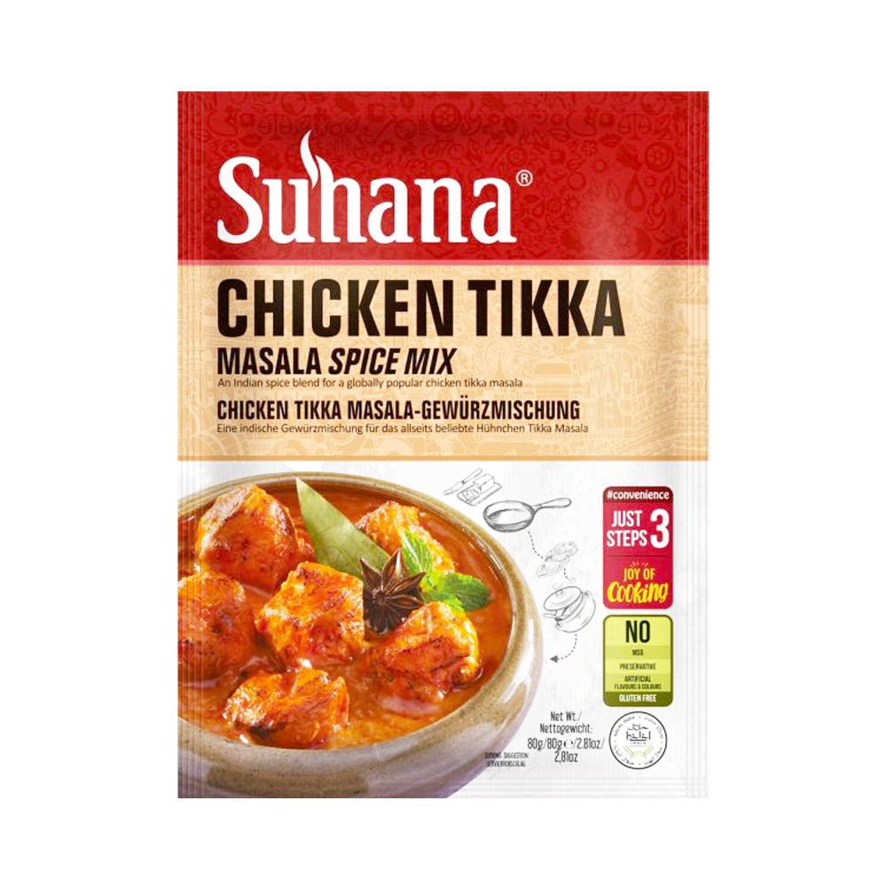 Suhana Chicken Tikka Spice Mix - 80g | Instant Mixes | Bazaar Foods
