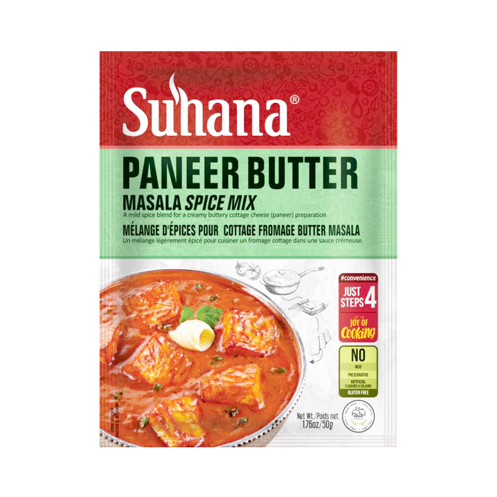 Suhana Paneer Butter Spice Mix - 50g | Instant Mixes | Bazaar Foods
