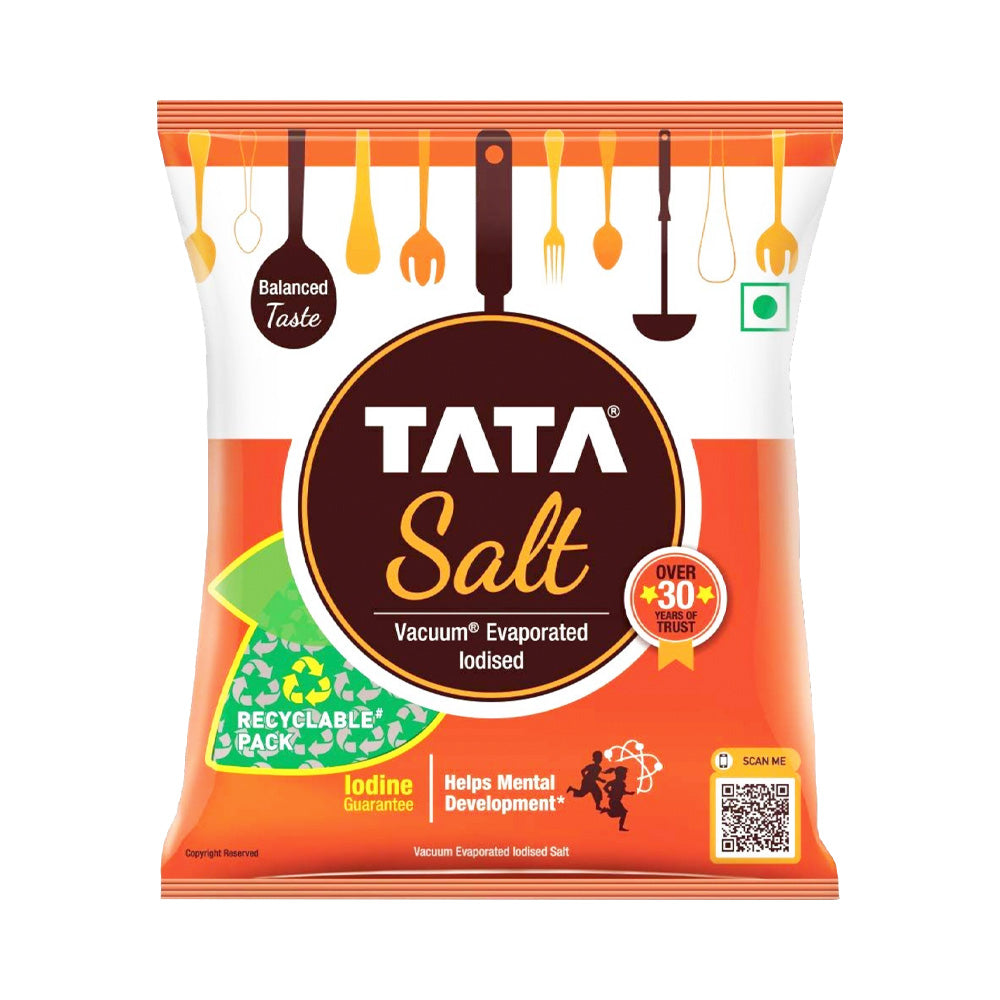 TATA Salt - 1kg | Cooking Salts & Powders | Bazaar Foods