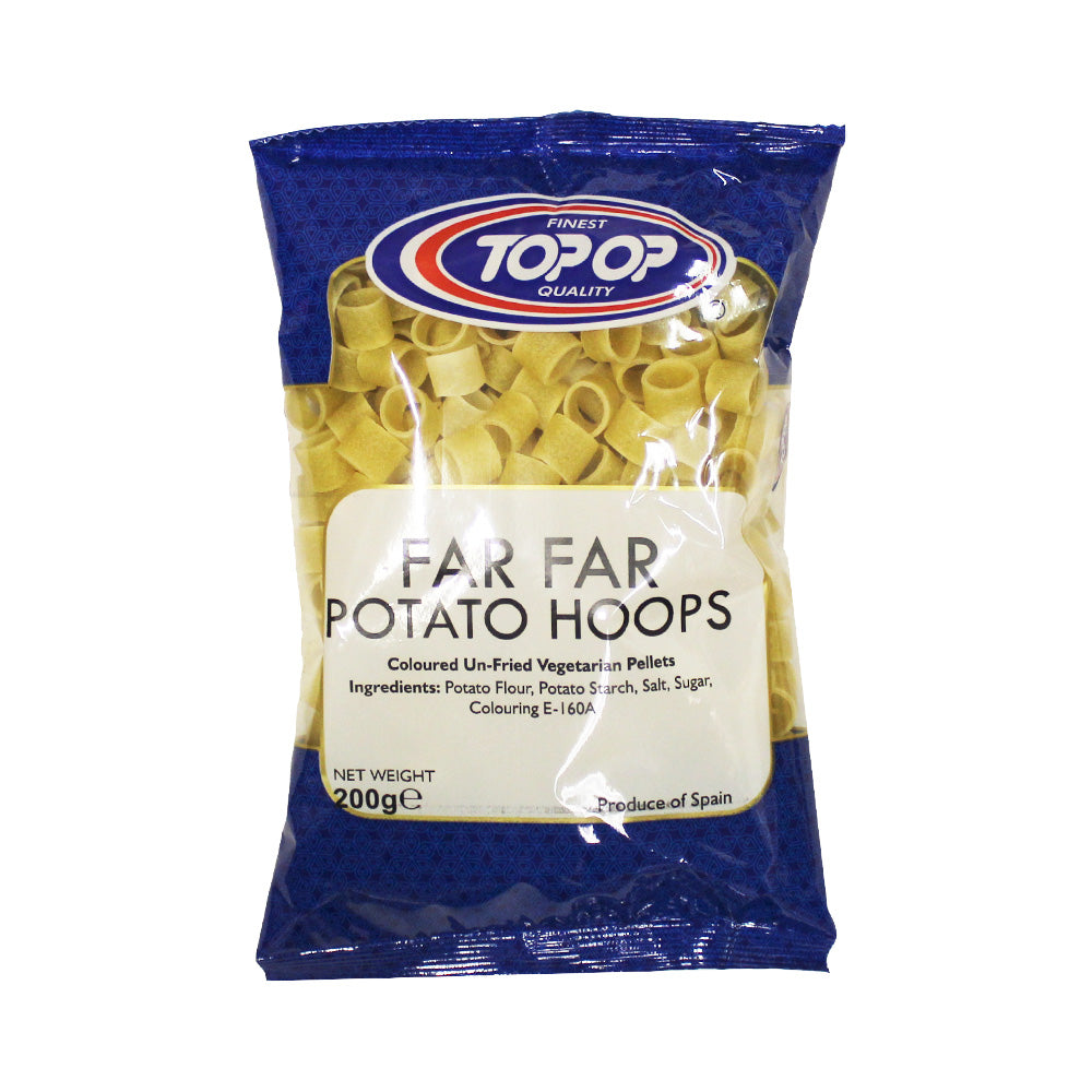 Top Op Far Far Potato Hoops - 200g | Ready Meals & Mixes | Bazaar Foods