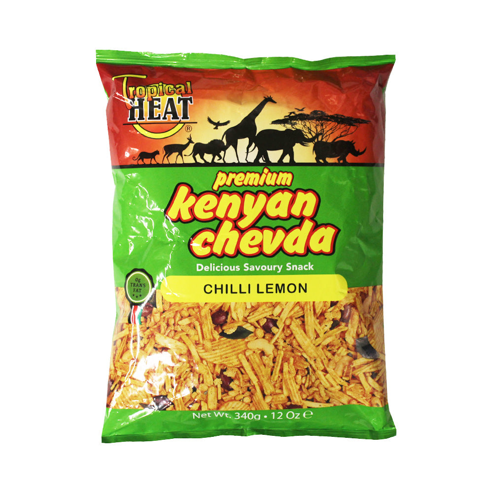 Tropical Heat Kenyan Chevda Chilli Lemon - 340g | Sweets, Snacks ...